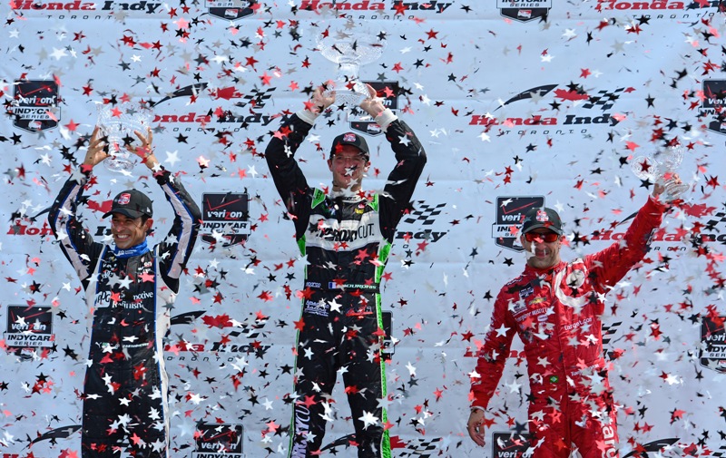 Sebastien Bourdais wins first race at Honda Indy Toronto doubleheader ...