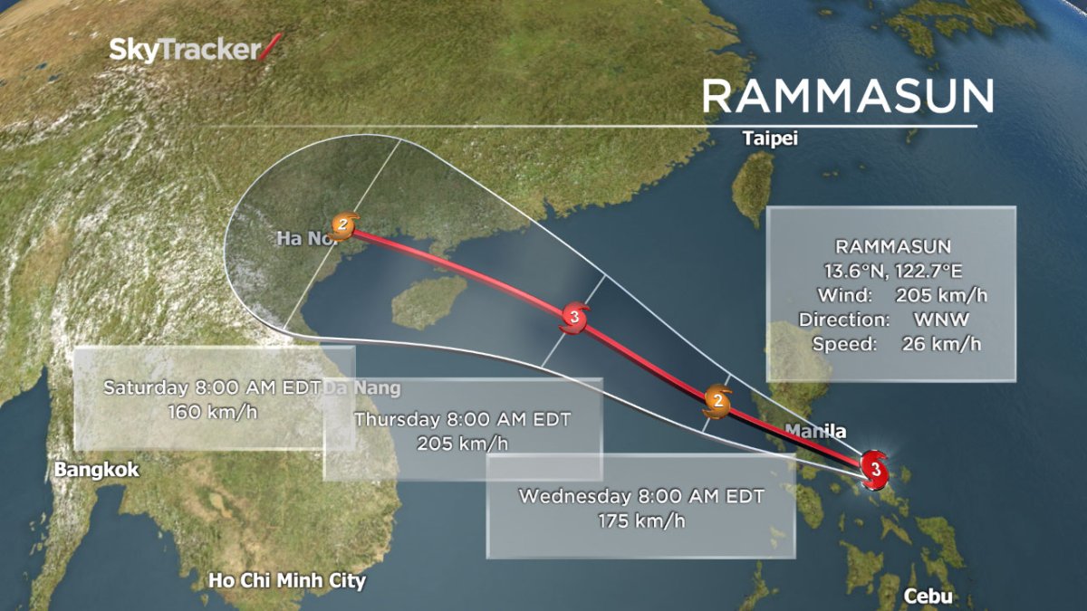 Remembering Haiyan, hundreds of thousands flee from Philippine storm ...