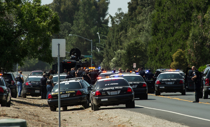 WATCH: 3 dead in California bank robbery, gunbattle - National ...