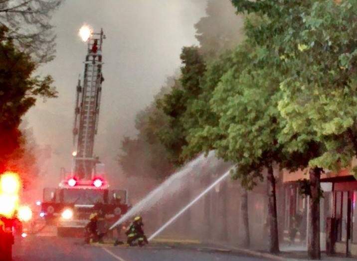 Fire in downtown Merritt forces evacuation of several blocks ...