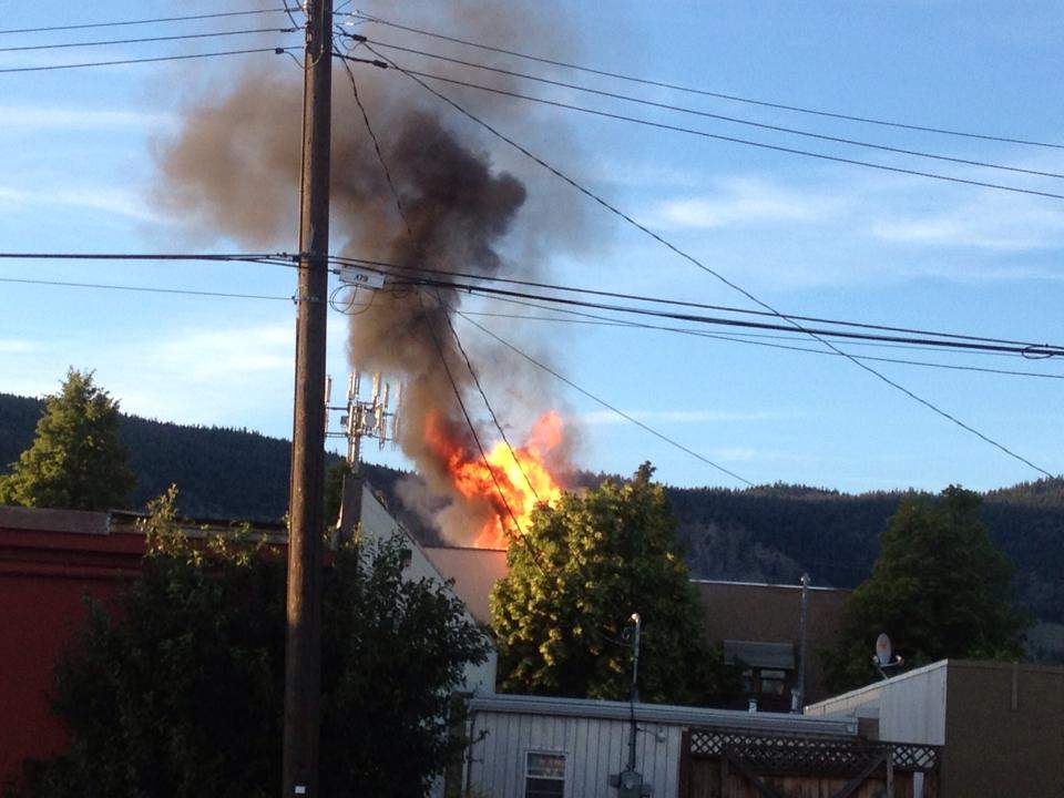 Fire in downtown Merritt forces evacuation of several blocks ...