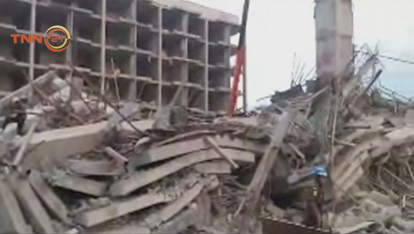 At least 7 trapped, 3 killed in building collapse outside Bangkok ...