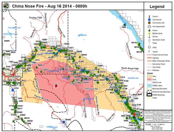 UPDATE: China Nose wildfire near Houston 20 per cent contained ...
