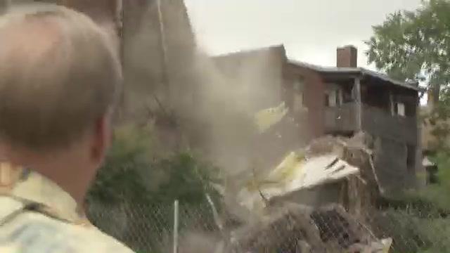 WATCH: Building collapse caught on camera during TV interview ...