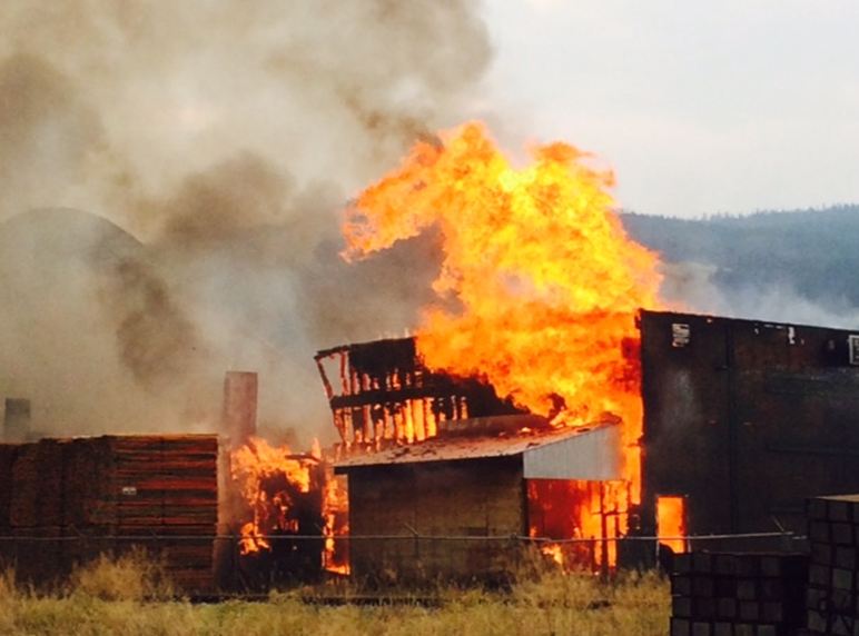UPDATE: Mill fire in Coldstream | Globalnews.ca