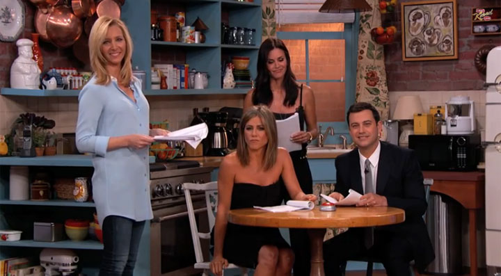 WATCH: ‘Friends’ stars reunite for Kimmel sketch | Globalnews.ca