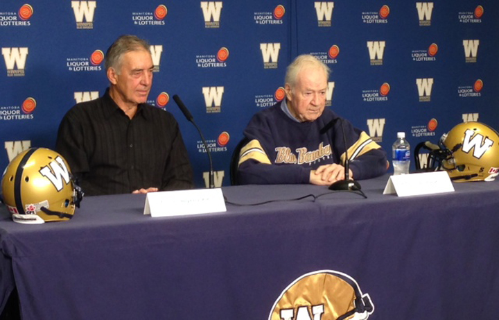 Winnipeg Blue Bombers honour former coach Dave Ritchie - Winnipeg ...