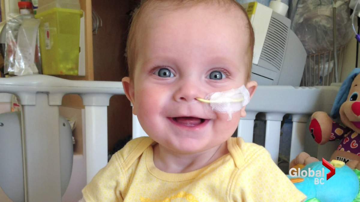 Baby Logan all smiles at B.C. Children’s Hospital after heart ...