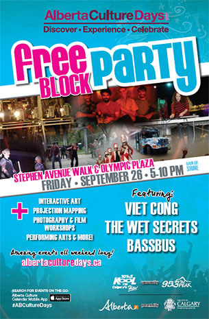 Alberta Culture Days Block Party – Nenshi invites you! - Calgary ...