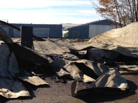 Wetaskiwin aircraft hangar destroyed by fire | Globalnews.ca