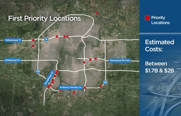 Map: Edmonton’s most-needed interchanges - Edmonton | Globalnews.ca