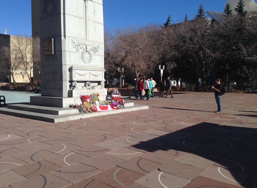 ‘It’s a stake in the heart’: Veterans stand guard at Edmonton cenotaph ...