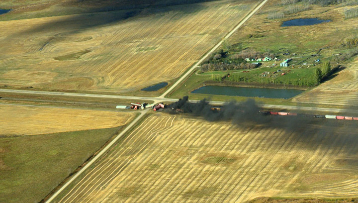 Sask. village evacuated after CN train with dangerous goods derails ...