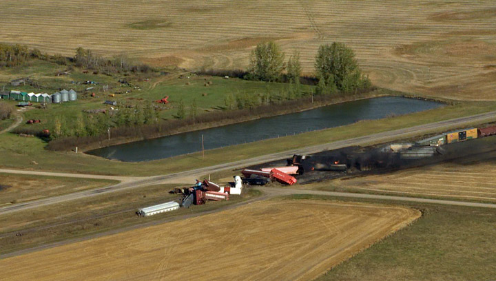 Sask. village evacuated after CN train with dangerous goods derails ...