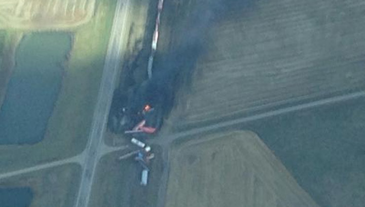 Sask. village evacuated after CN train with dangerous goods derails ...