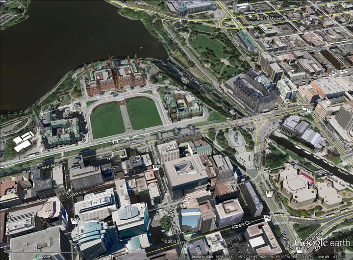 Maps: The events in the Ottawa shooting | Globalnews.ca