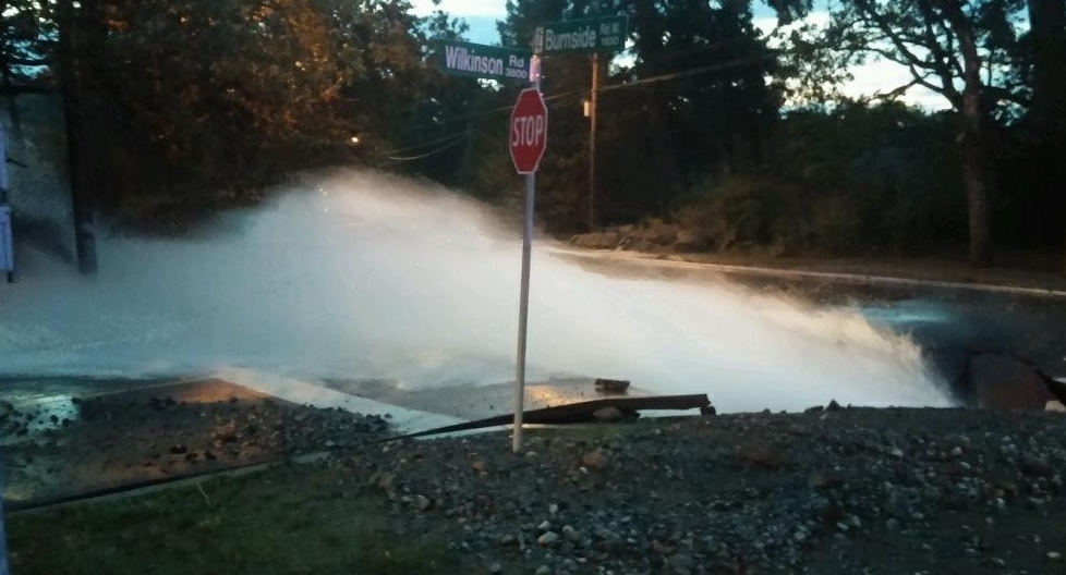 Saanich residents lose everything following water main break ...