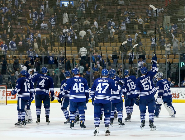 Maple Leafs’ salute snub at centre ice irks some fans | Globalnews.ca