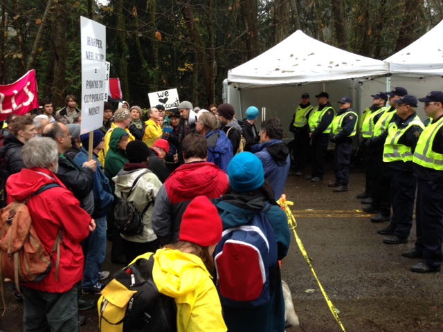 Clayoquot Sound activists arrested at Burnaby Mountain protest ...