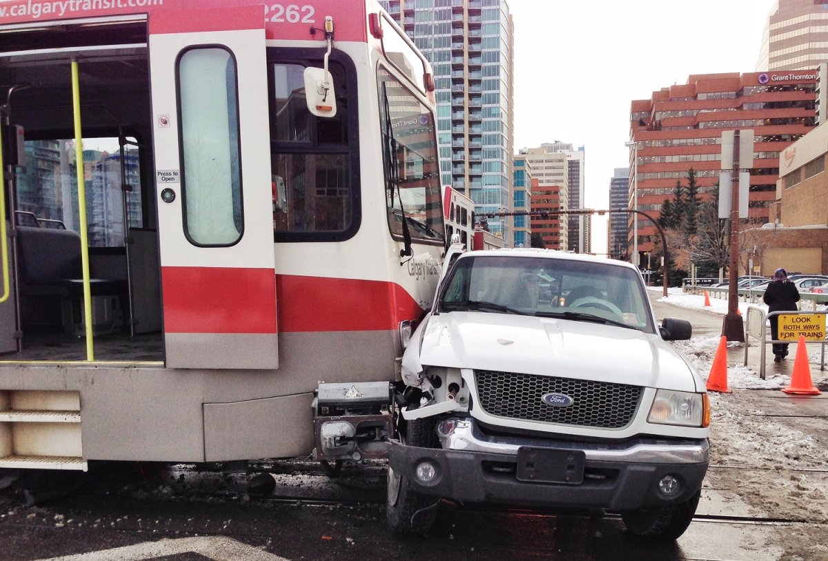 CTrains hit pedestrian, platform and truck in three separate crashes ...
