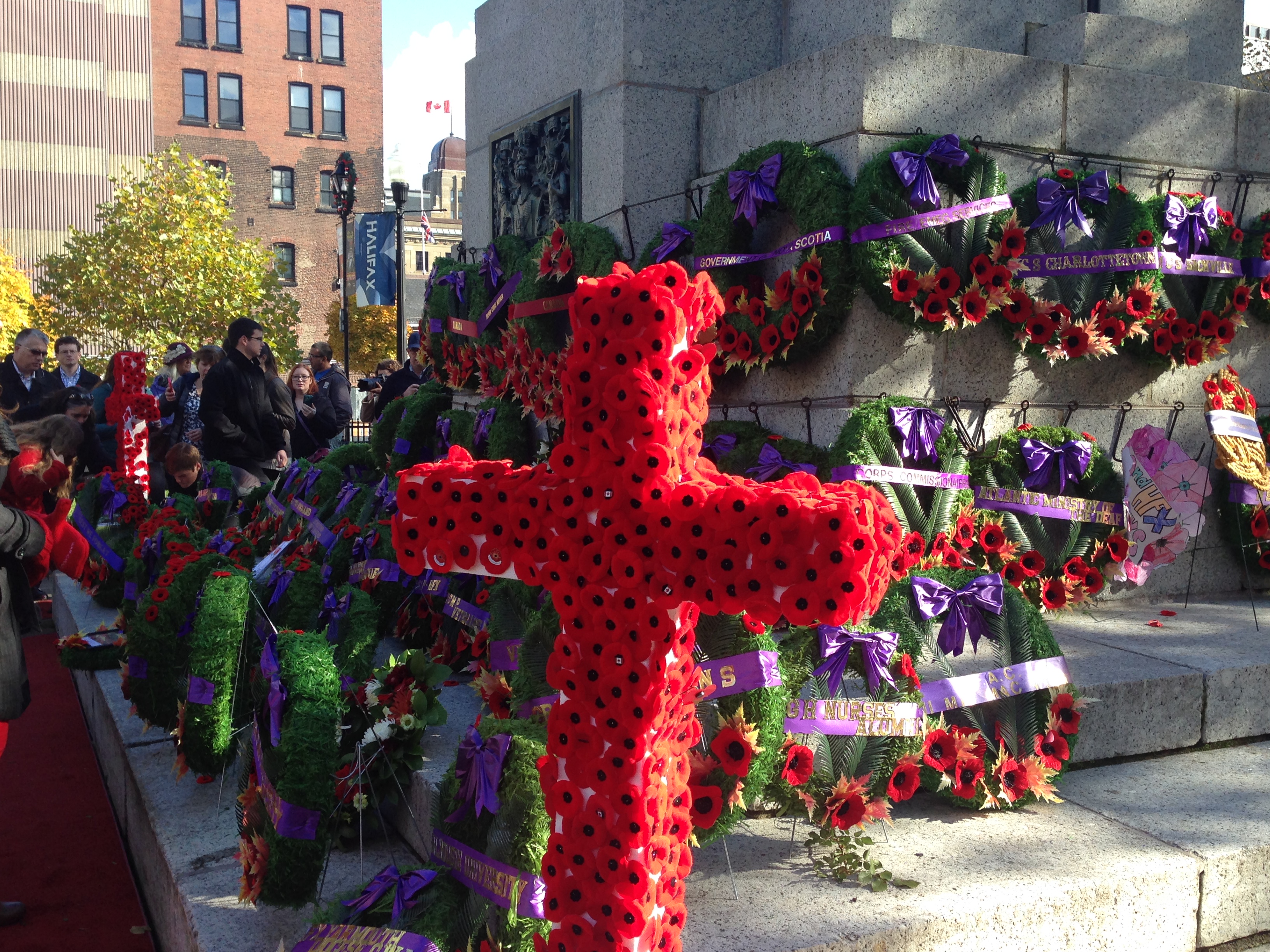 Larger than usual crowd fills Grand Parade for Halifax Remembrance Day ...