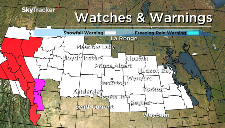 Snowfall warning continues in Saskatchewan - Saskatoon | Globalnews.ca