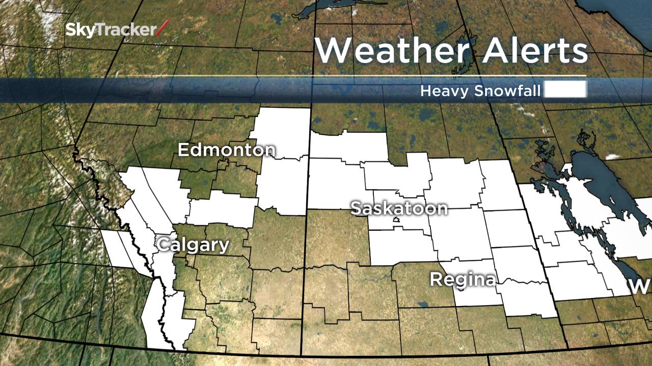 Snowfall warning continues for Saskatchewan - Regina | Globalnews.ca