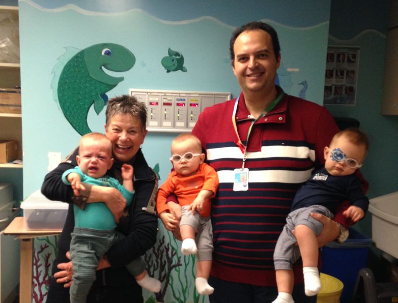 Identical Alberta triplets celebrate major milestone | Globalnews.ca