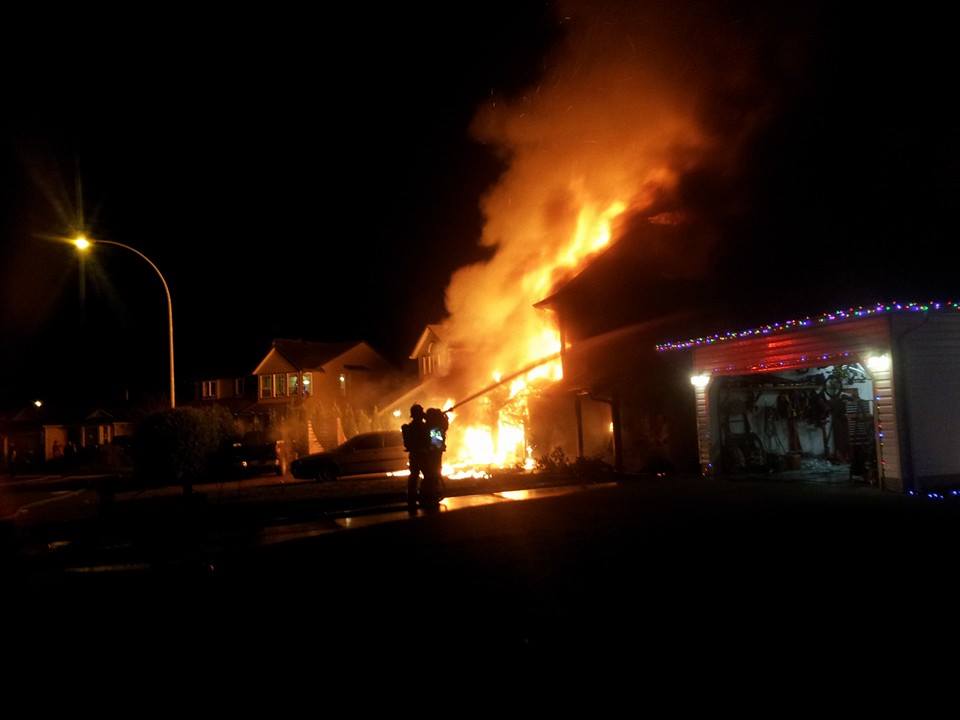 Two in hospital after fire destroys home in Agassiz | Globalnews.ca