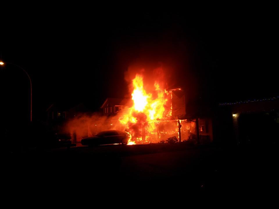 Two in hospital after fire destroys home in Agassiz | Globalnews.ca