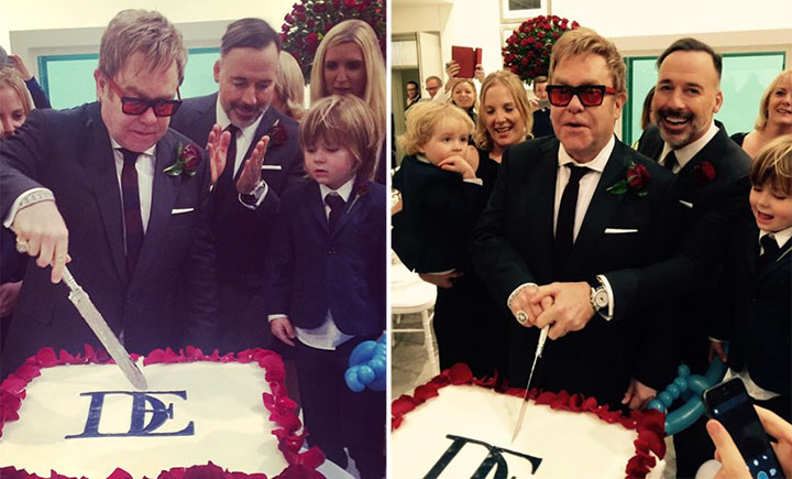 See the photos! Elton John marries Canadian partner David Furnish ...