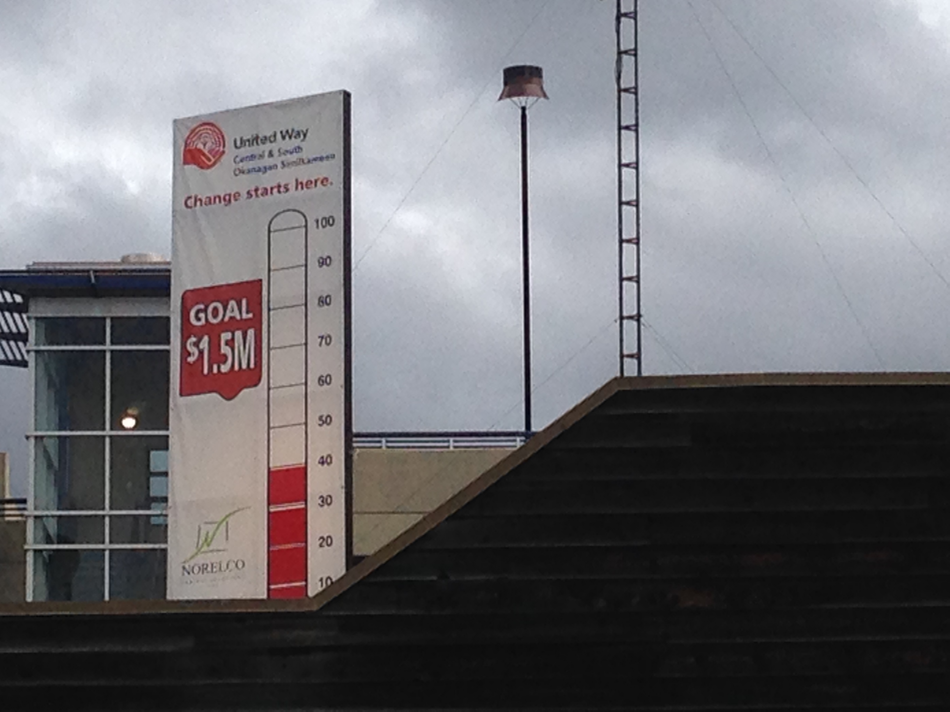 WATCH: United Way campaign thermometer nears half way point | Globalnews.ca