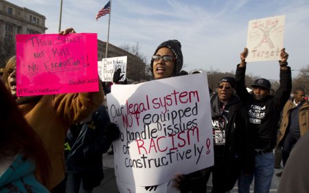 Thousands march against police brutality in Washington - National ...