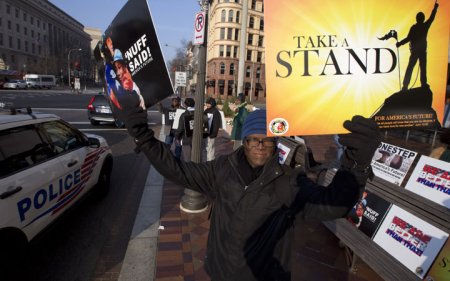 Thousands march against police brutality in Washington - National ...