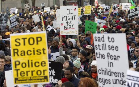 Thousands march against police brutality in Washington - National ...