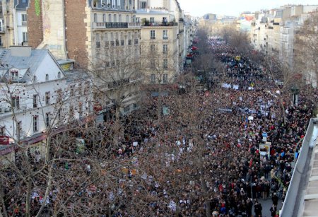 IN PHOTOS: Thousands rally for unity, freedom, in Paris - National ...