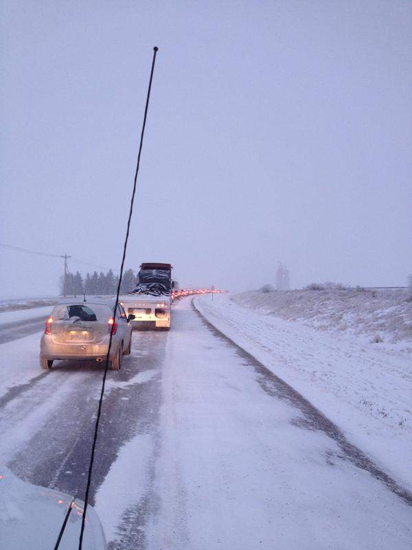 Treacherous commute on Alberta roads and highways after winter ...