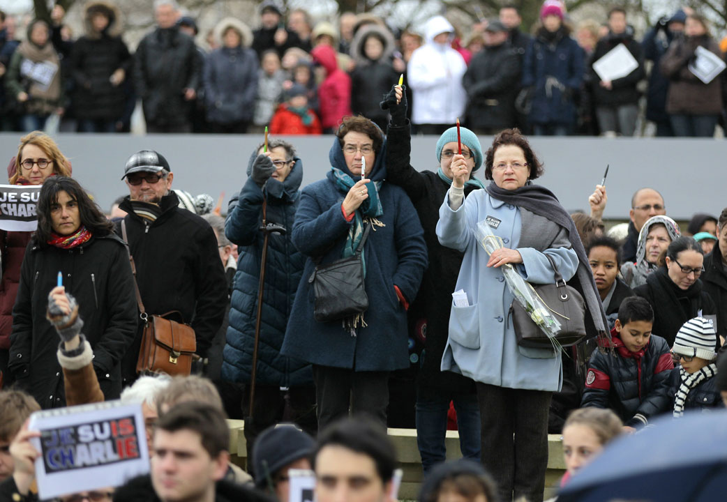IN PHOTOS: Rallies around the world for Charlie Hebdo victims ...