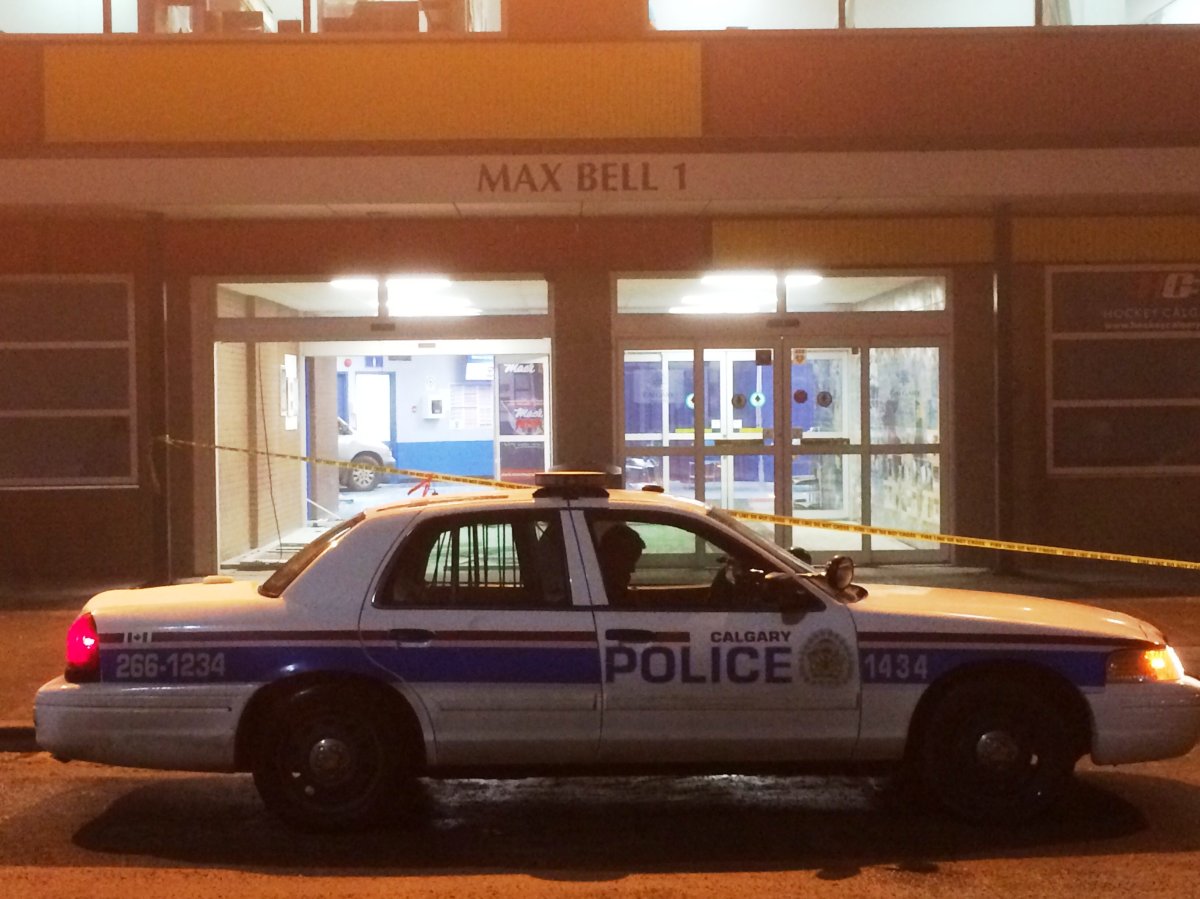 Vehicle slams through doors at Max Bell Centre - Calgary | Globalnews.ca