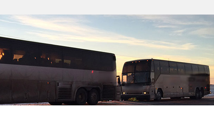 20 students injured after charter buses crash in Saskatchewan ...