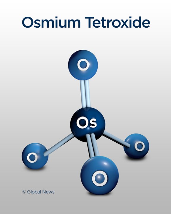 Osmium tetroxide: what is it and why is it dangerous? | Globalnews.ca