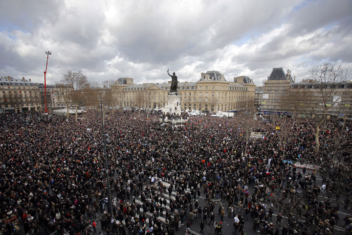 IN PHOTOS: Thousands rally for unity, freedom, in Paris - National ...