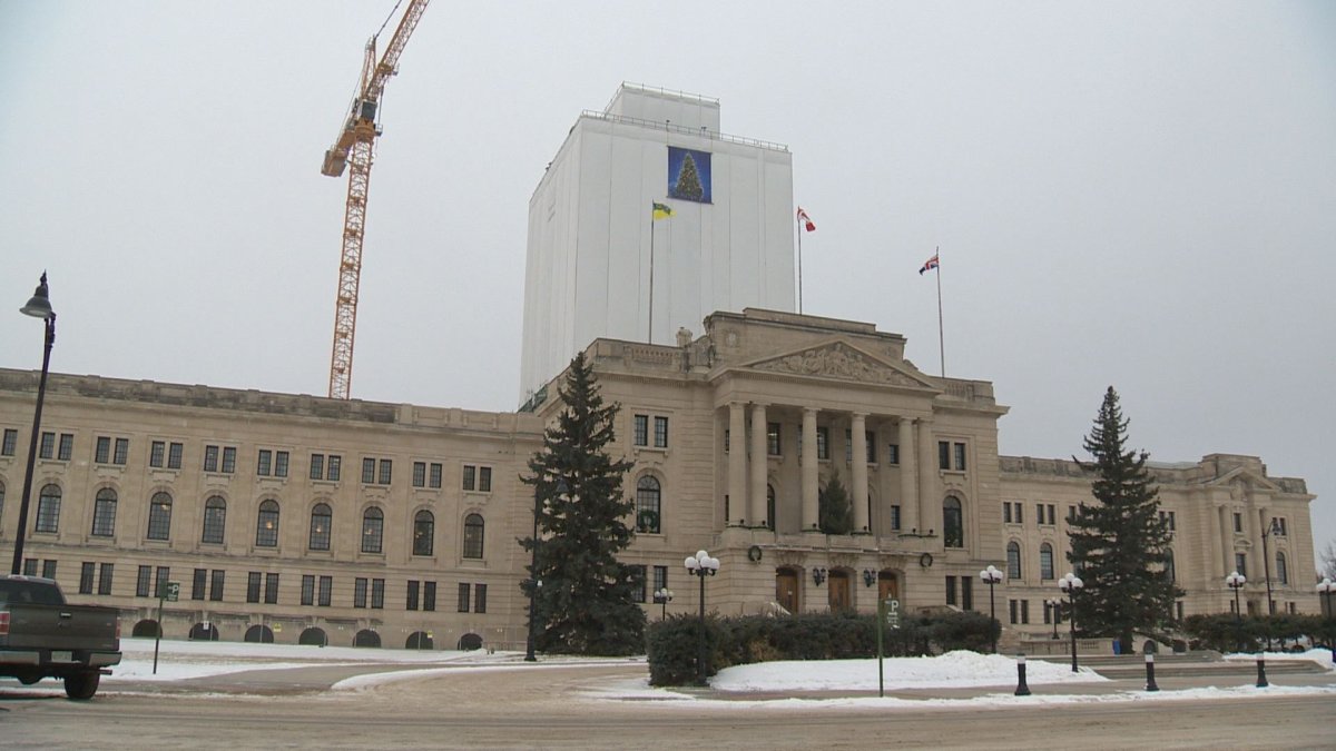 Inside the Sask. legislative building dome construction - Regina ...