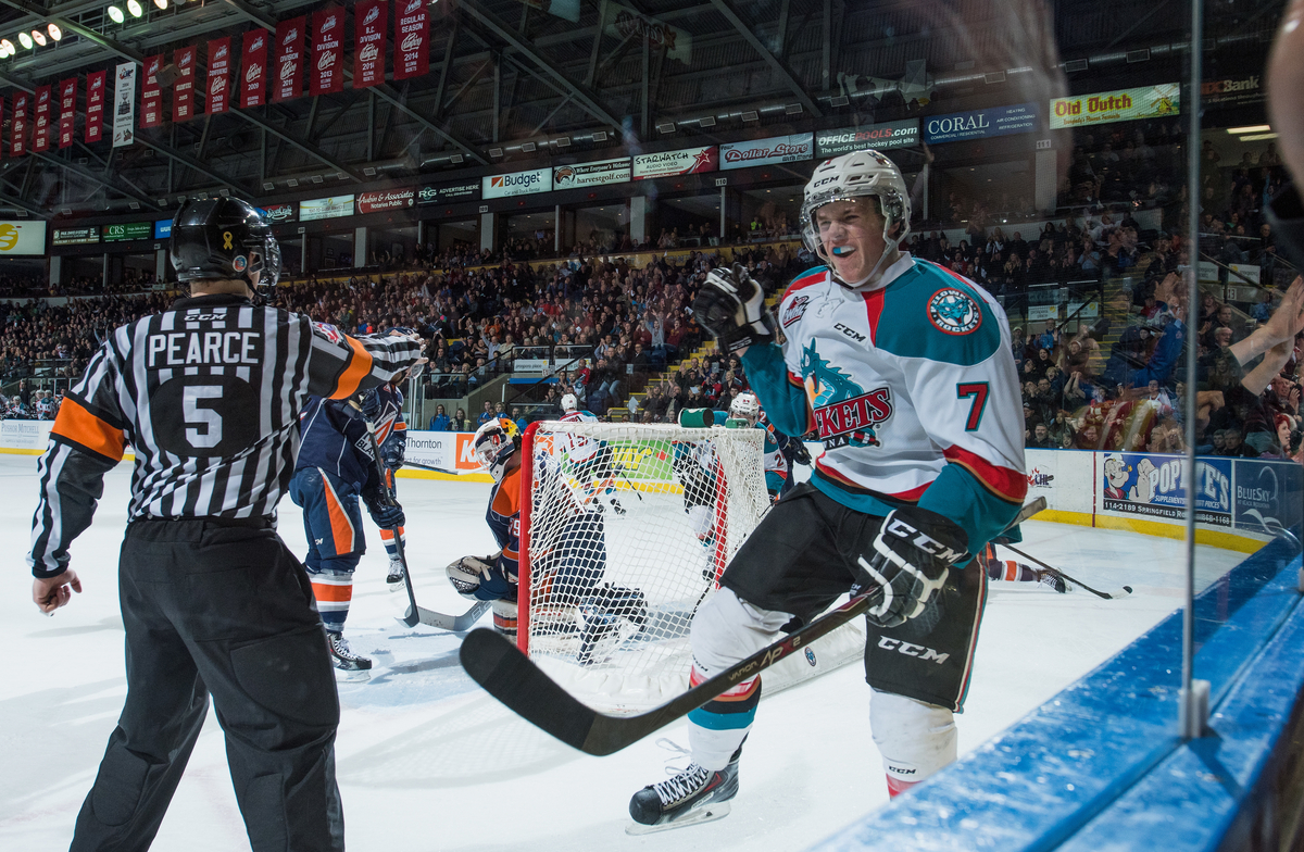 Rookie Johansen’s first WHL goal in Rockets 11-4 blowout - Okanagan ...