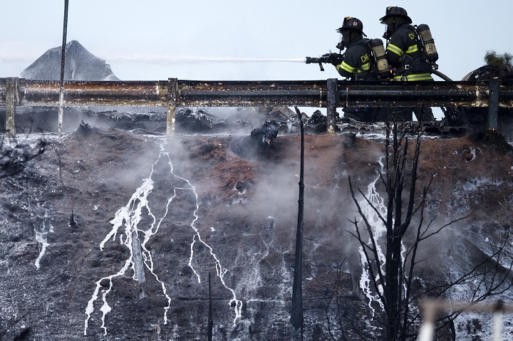 Tanker truck carrying 8,000 gallons of fuel overturns in New Jersey ...