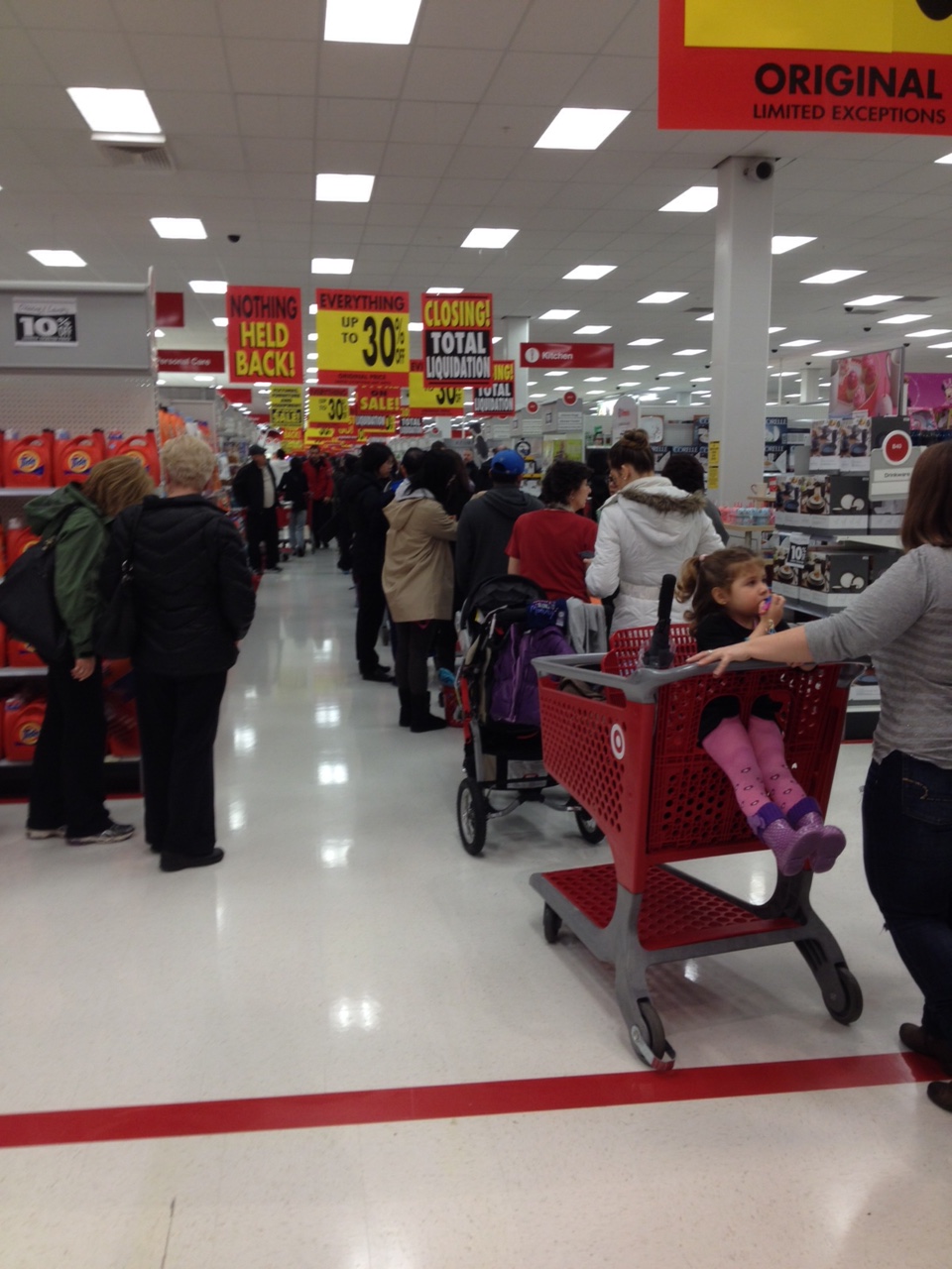 PHOTOS: Inside Target at Coquitlam Centre as shoppers line up for deals ...