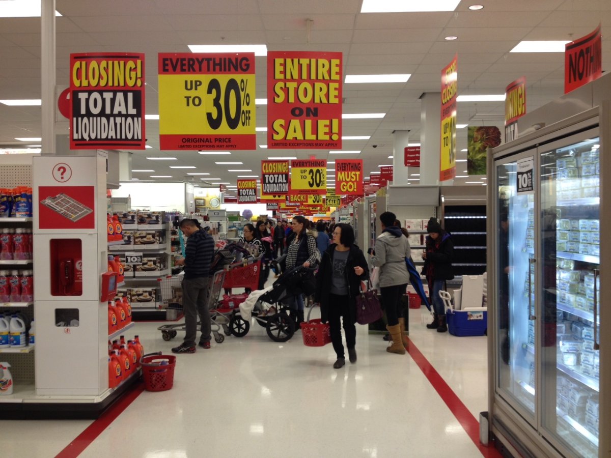 PHOTOS: Inside Target at Coquitlam Centre as shoppers line up for deals ...
