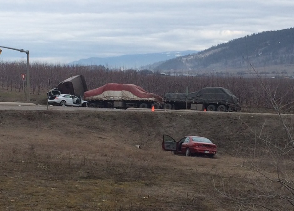 One airlifted to hospital after serious crash north of Vernon ...