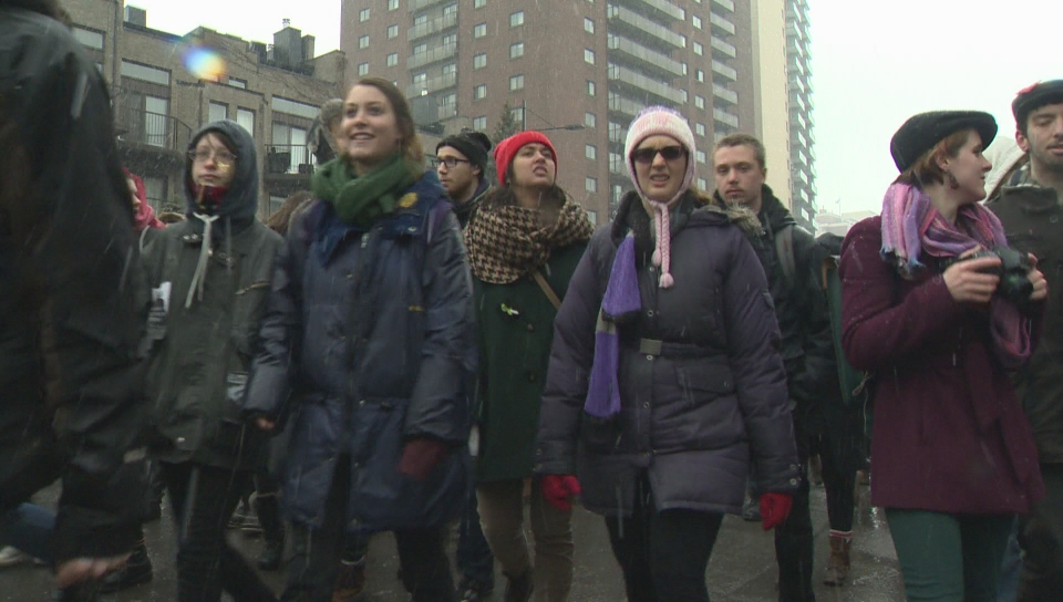 WATCH: Montreal students protest austerity - Montreal | Globalnews.ca