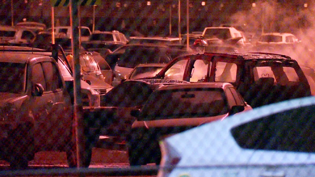 Five cars torched at southeast impound lot - Calgary | Globalnews.ca